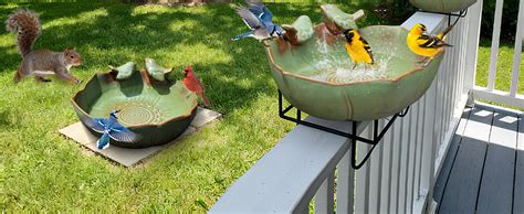 Inanil Ceramic Bird Bath For Outdoors 10 1 Ground Ceramic
