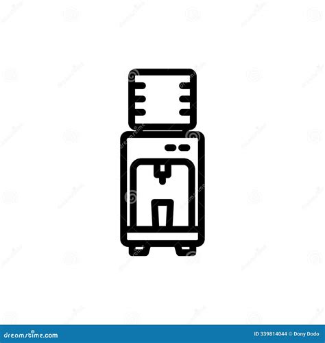 Water Dispenser Icon Or Logo Design Isolated Sign Symbol Vector