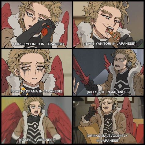 Hawks X Japanese Nel 2025 Anime Divertente Personaggi Cose Divertenti