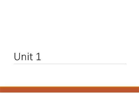 Unit 1 Programming Fundamentals Unit Concepts Of Algorithm An Algorithm Is A Step By Step