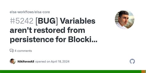 Bug Variables Arent Restored From Persistence For Blocking