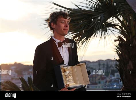 Cannes France 25th May 2024 Halfdan Ullmann Tøndel Awarded The Camera Dor Award For The