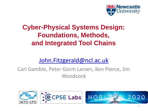 Pdf Cyber Physical Systems Design Foundations Methods And