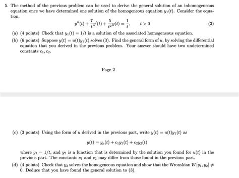 Solved 5 The Method Of The Previous Problem Can Be Used To