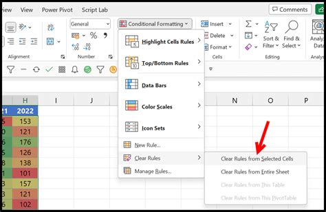 How To Remove Conditional Formatting In Excel