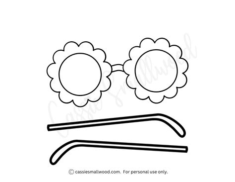 12 Glasses Templates Sunglasses And Eyeglasses Cassie Smallwood