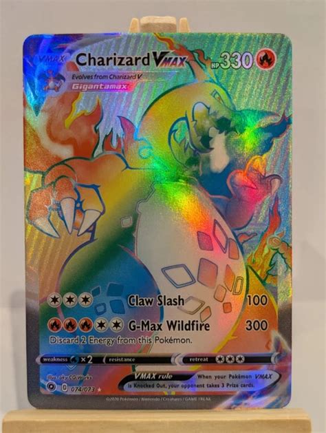 Custom Fan Art Charizard Vmax Gigantamax High Quality Custom Card Foil