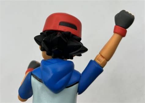 2011 Pokemon Black And White 7 Ash Ketchum Articulated Poseable Figure