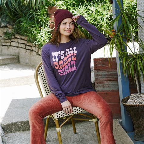 Its All Gravy Girl Long Sleeve Plum Perfect Lauren James