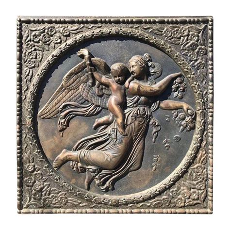Neoclassical Cast Iron Relief Of Day By Bertel Thorvaldsen Sculpture