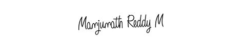 79 Manjunath Reddy M Name Signature Style Ideas First Class Name