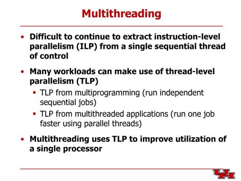 Cosc3330 Computer Architecture Lecture 21 Tlp And Multi Core Ppt