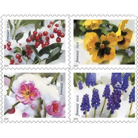 Snowy Beauty 2022 Discounted Forever Stamps Forever Stamps Shop