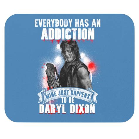 Addiction Daryl Dixon Daryl Dixon Mouse Pads Sold By Brijesh Gupta Sku 12457279 Printerval