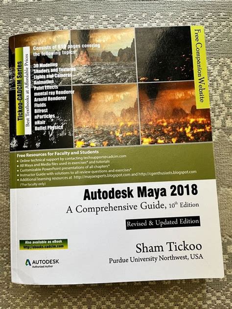 Sham Tickoo Autodesk Maya 2018 A Comprehensive Guide Kaufen Auf Ricardo