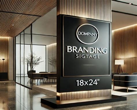 Custom Indoor Office Signage Elegant Wall Logo Signs For Office