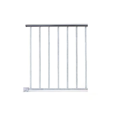 Dolle Toronto 38 In H X 39 In W Silver Metal Stair Railing Kit Continuous Kit 68267 The Home