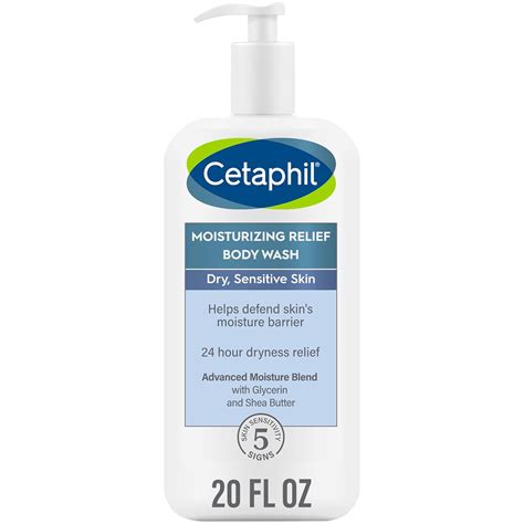 Brandclub Cetaphil Body Wash Moisturizing Relief Body Wash For Sensitive Skin Creamy Rich