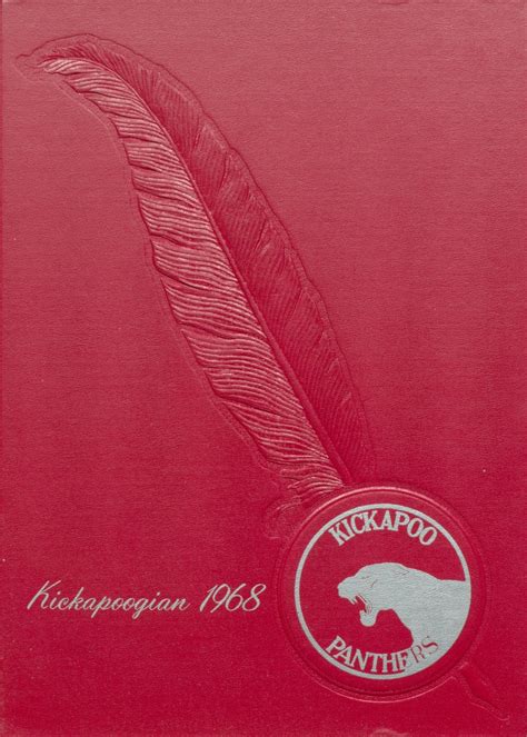 1968 Yearbook From Kickapoo High School From Viola Wisconsin For Sale