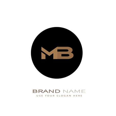 Premium Vector Mb344 Letter Mb Logo Design