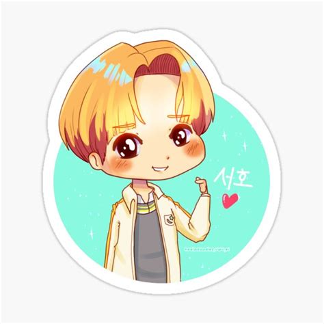 Oneus Chibi Seoho Sticker For Sale By Hiseu Redbubble