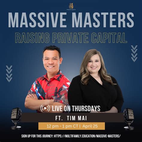 Massive Capital On Linkedin Join Us For A Special Session Of Massive