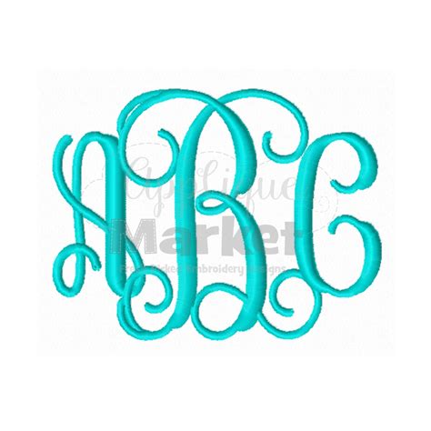 Vine Monogram Satin