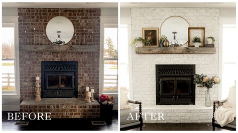 How To Limewash A Brick Fireplace Step By Step Guide