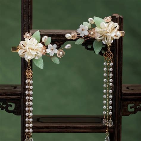 Hanfu Hair Clips Smart Long Tassel Headdress Cheongsam Accessories
