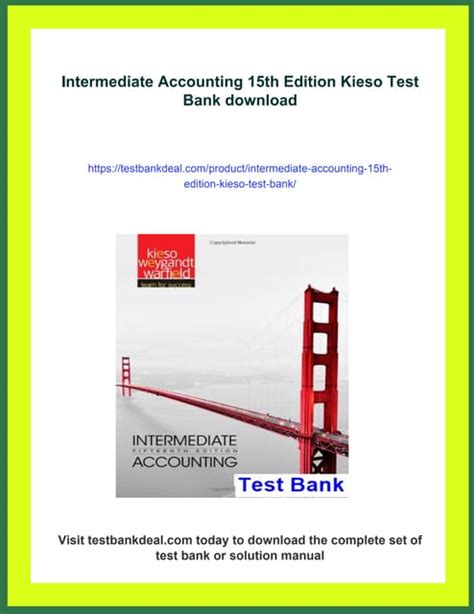 Intermediate Accounting 15th Edition Kieso Test Bank Pdf