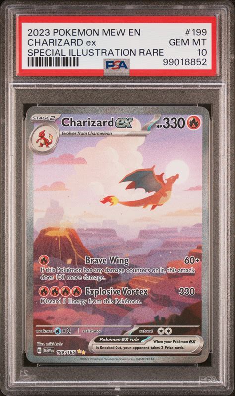 Psa 10 Charizard 151 Special Illustration Rare Graded Card Phurion