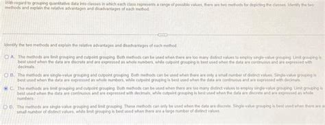 Solved With Regard To Grouping Quantitative Data Into Chegg