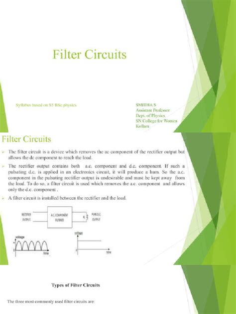 Capacitor Filter Beee Pdf