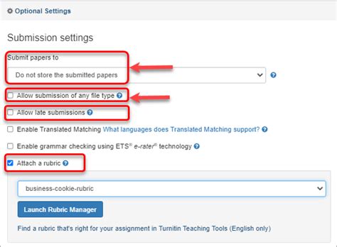 Create And Grade A Non Submission Turnitin Assignment Ultra
