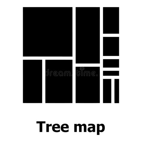 Tree Map Icon Simple Style Stock Vector Illustration Of Concentriccircle Infographic 107405572