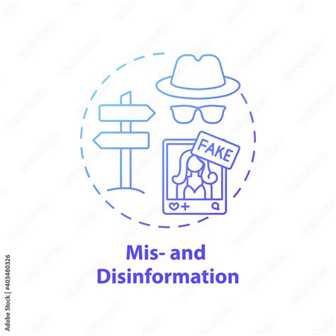 Misinformation And Disinformation Concept Icon Social Media