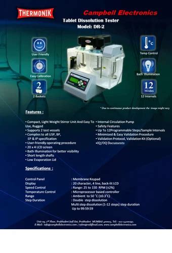 Dissolution Test Apparatus At Best Price In Mumbai By Campbell