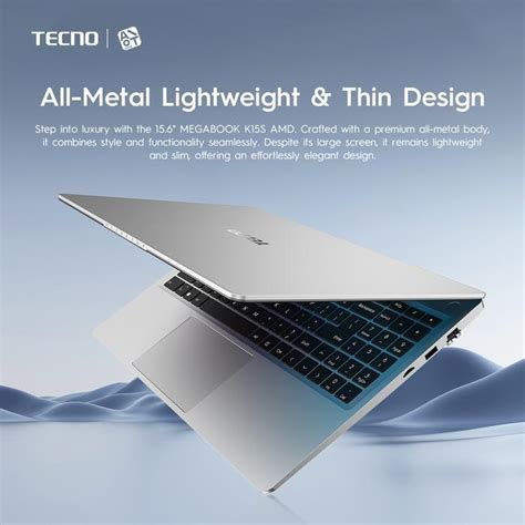 Promo Tecno Megabook K15s Ryzen 5 7430u 16gb 1tb Ssd 15 6 Fhd Ips