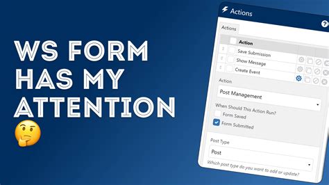 Ws Form Front End Event Creation First Look At Ws Form Jonathan