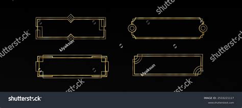 Gold Ui Frame Rpg Game Button Stock Vector Royalty Free 2533221117