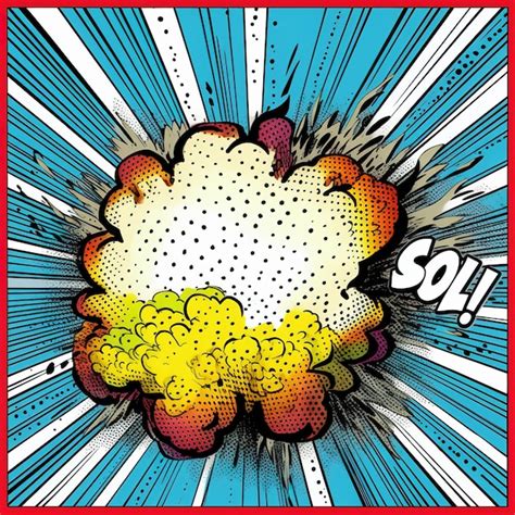 Premium Ai Image Simple Comic Book Style Graphic