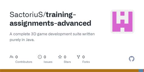 Github Sactoriustraining Assignments Advanced A Complete 3d Game