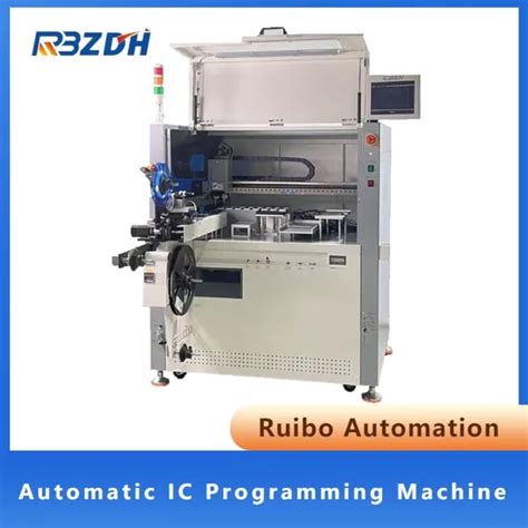 ruibo tray tube tape automatic ic programmer robot machine for semiconductor industry