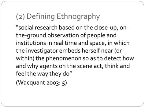 Ppt Ethnography Powerpoint Presentation Free Download Id3105925