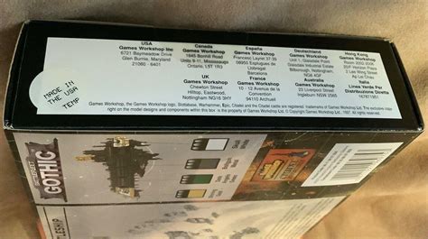 Emperor Class Battleship Games Workshop Battlefleet Gothic New Seals