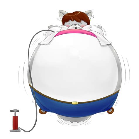 Commission Inflated Satomi By Selphy6 On Deviantart