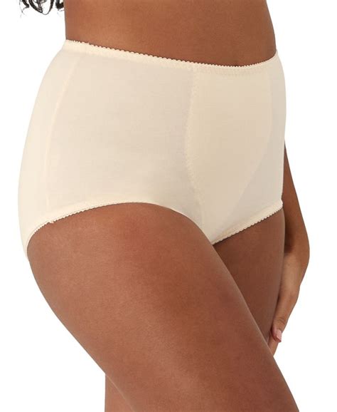 Bali Womens Light Tummy Control Cotton 2 Pack Brief Underwear X037