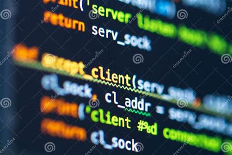 Código Del Programa En La Pantalla Del Portátil Proceso De Codificación Desarrollo De Software