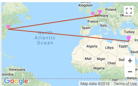 Using Agm Core Angular Google Maps How Can I Use Arrow Head On Agm Polyline Stack Overflow