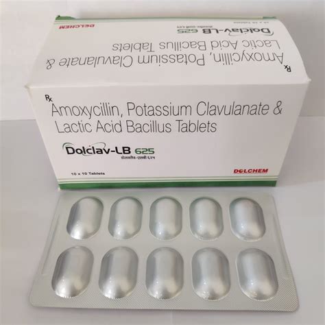 Amoxicillin And Potassium Clavulanate Tablet 625 Mg At ₹ 2200box In